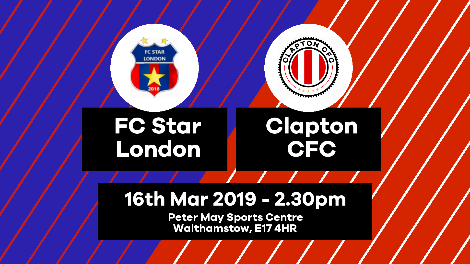 FC Star London vs Clapton CFC - Clapton Community FC FC Star London vs Clapton CFC - Clapton Community FC