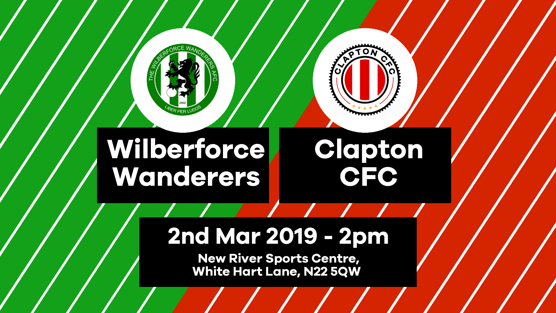 Wilberforce Wanderers vs Clapton CFC - Clapton Community FC