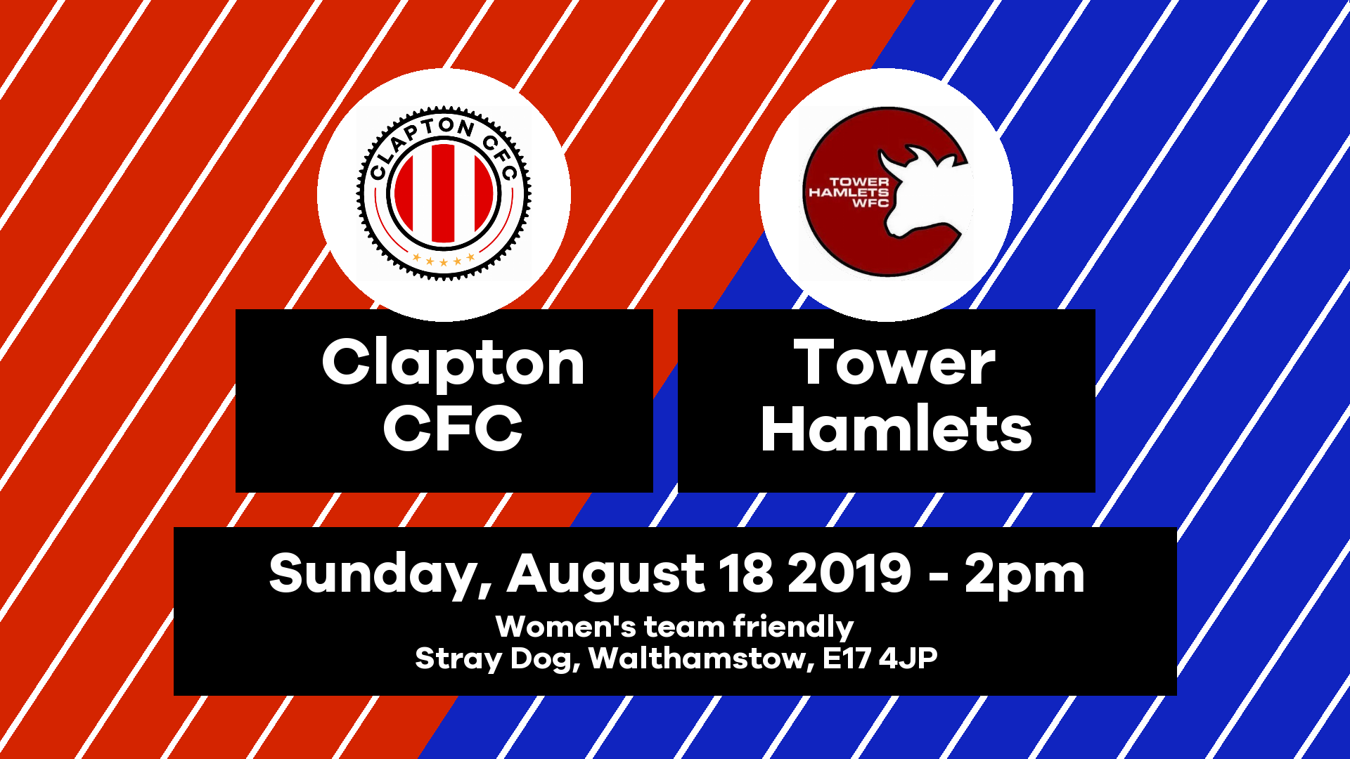 Clapton CFC vs Tower Hamlets WFC - Clapton Community FC Clapton CFC vs Tower Hamlets WFC - Clapton Community FC