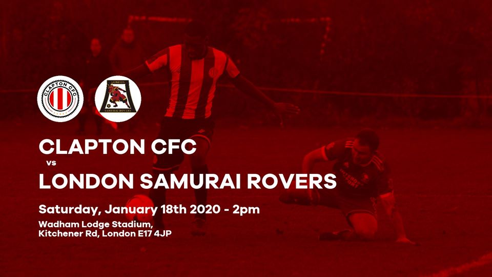 POSTPONED: Clapton CFC vs London Samurai Rovers - Clapton Community FC POSTPONED: Clapton CFC vs London Samurai Rovers - Clapton Community FC