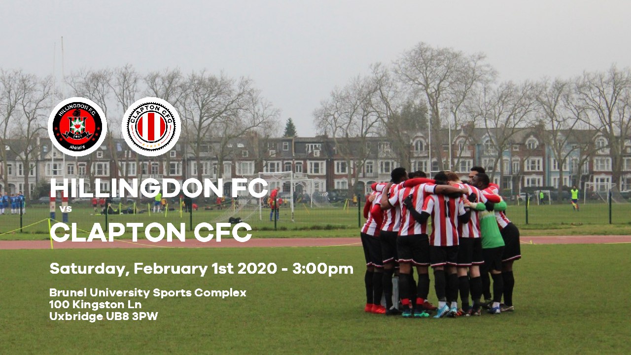 POSTPONED: Hillingdon FC vs Clapton CFC - Clapton Community FC