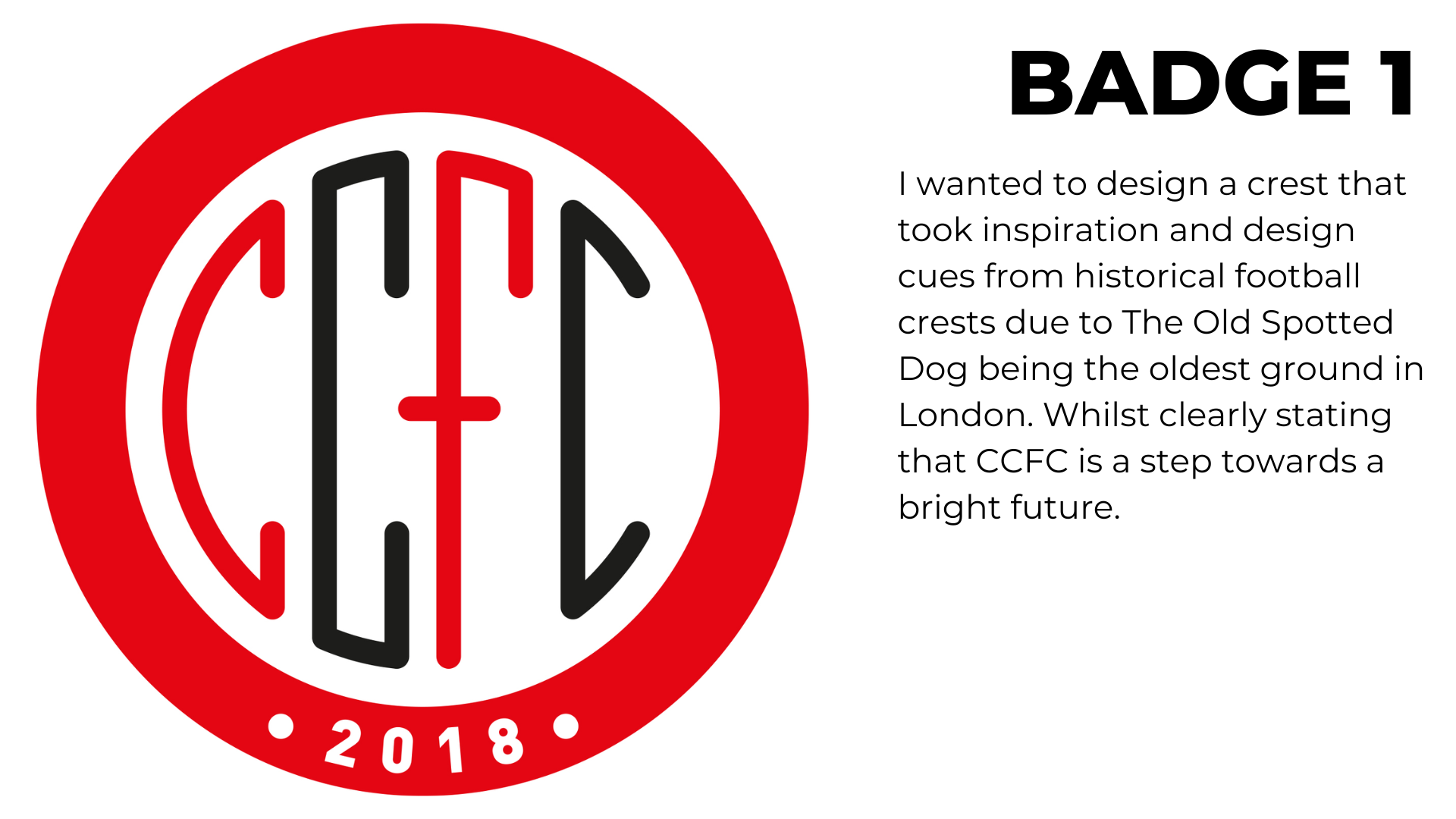 Introducing the new Clapton CFC badge as designed and chosen by members ...
