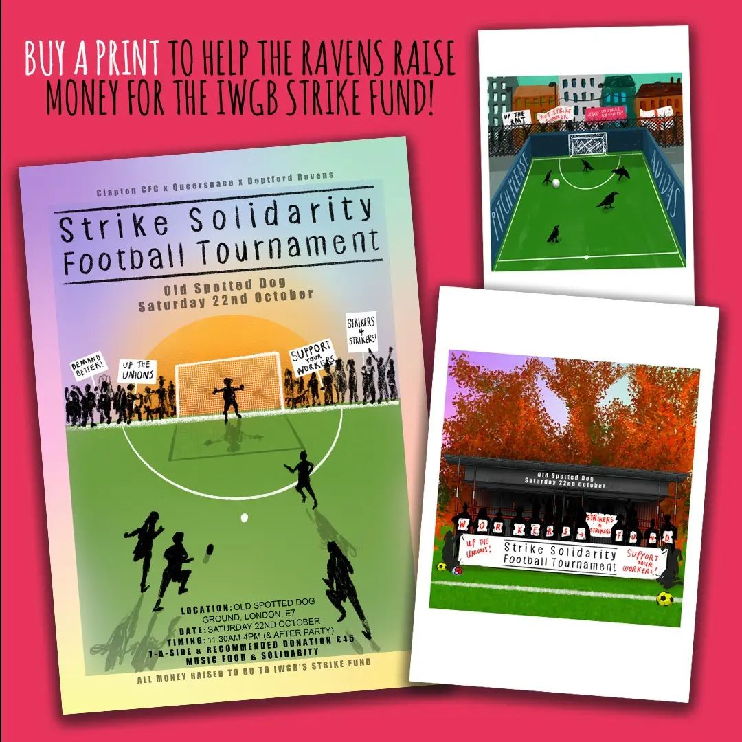 Prints for sale in aid of IWGB strike solidarity fund - Clapton ...