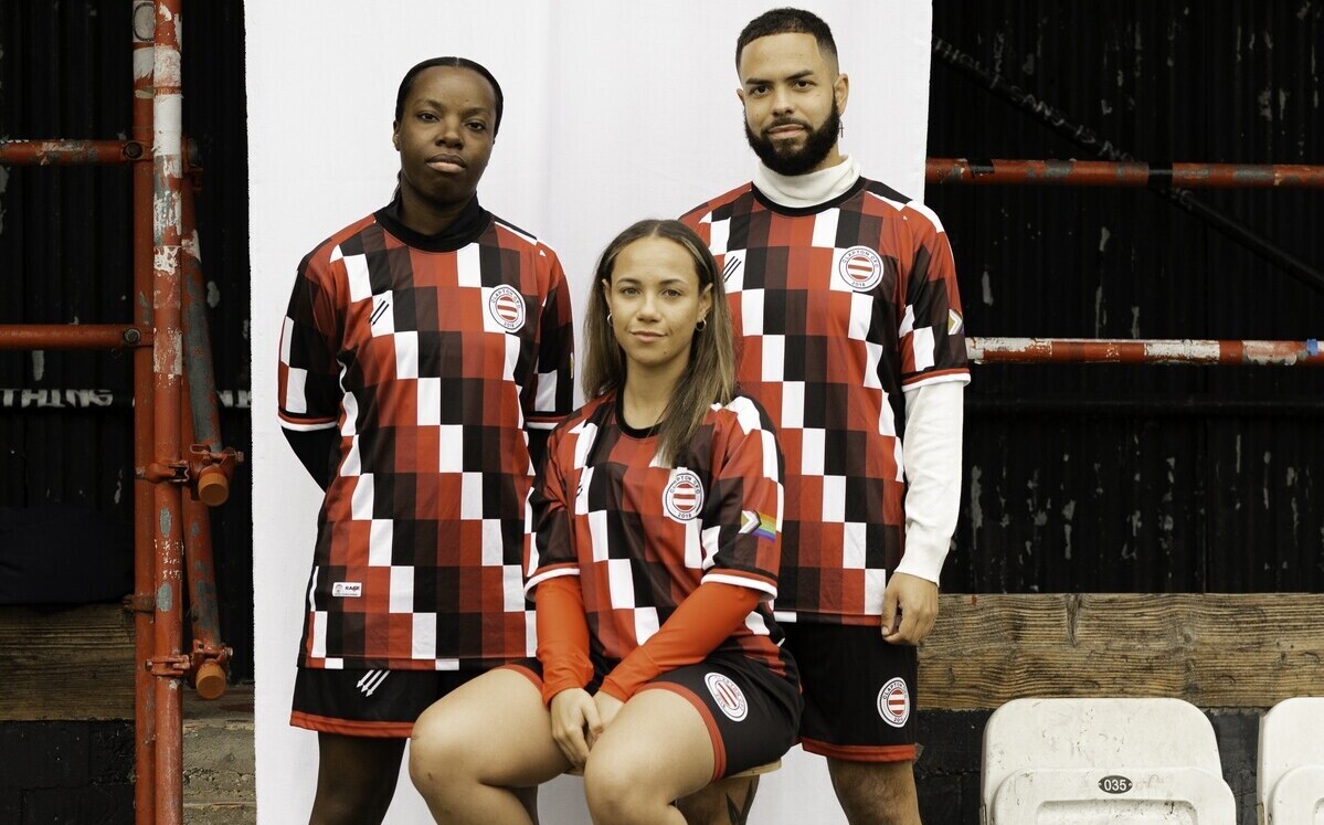 Clapton CFC's new red, black and white home shirt is now on sale ...