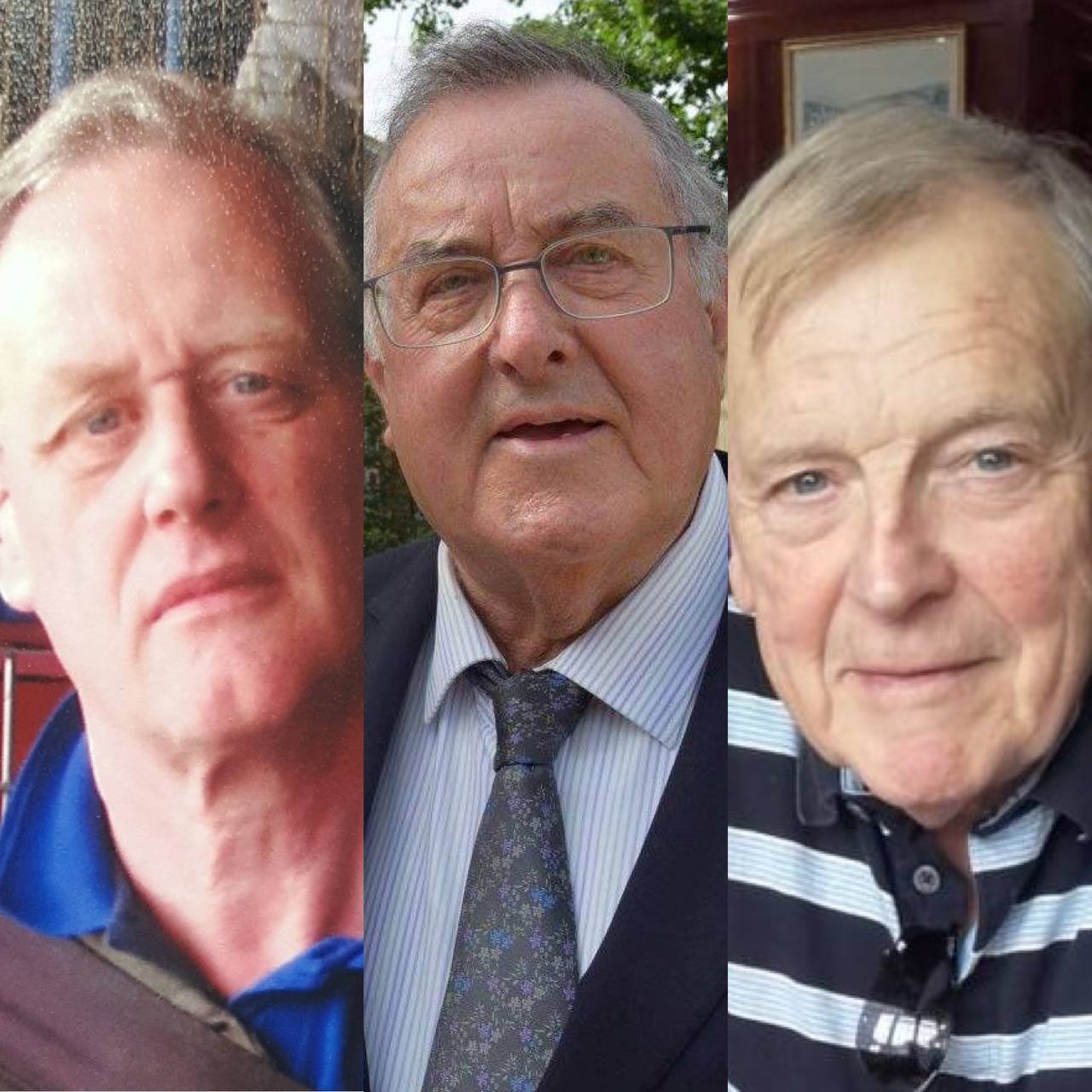 Clapton CFC life members Mike Fogg, Iain Hollowell and Martin McShea ...