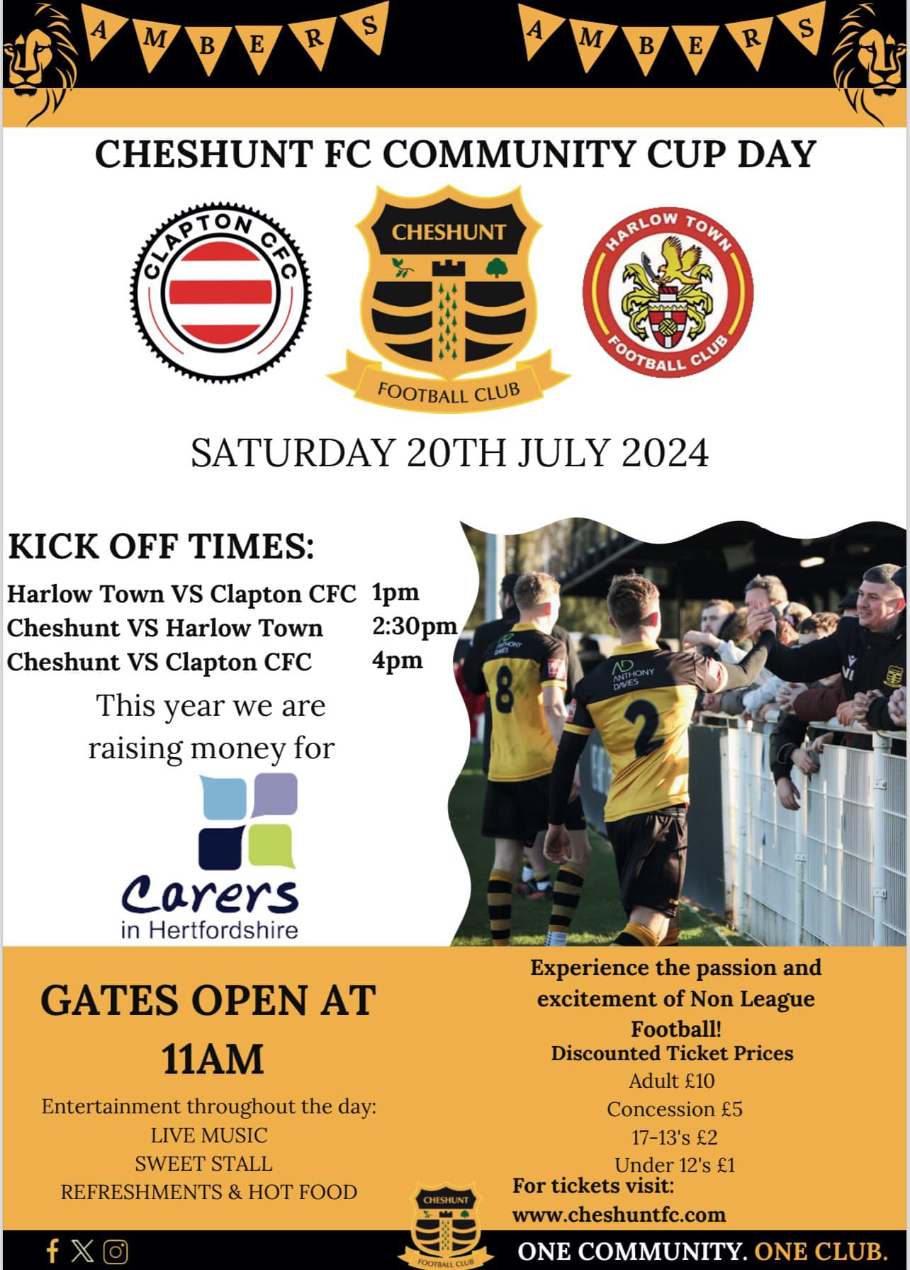 Cheshunt Community Cup preview: Clapton CFC Men's First Team in round ...