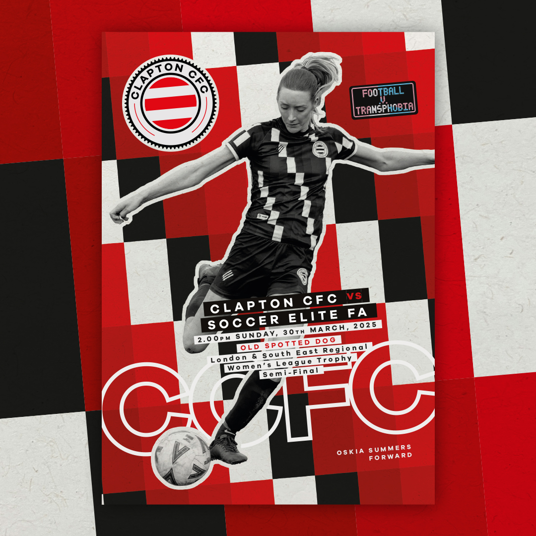 Clapton CFC vs Soccer Elite Football Academy match programme - Clapton ...
