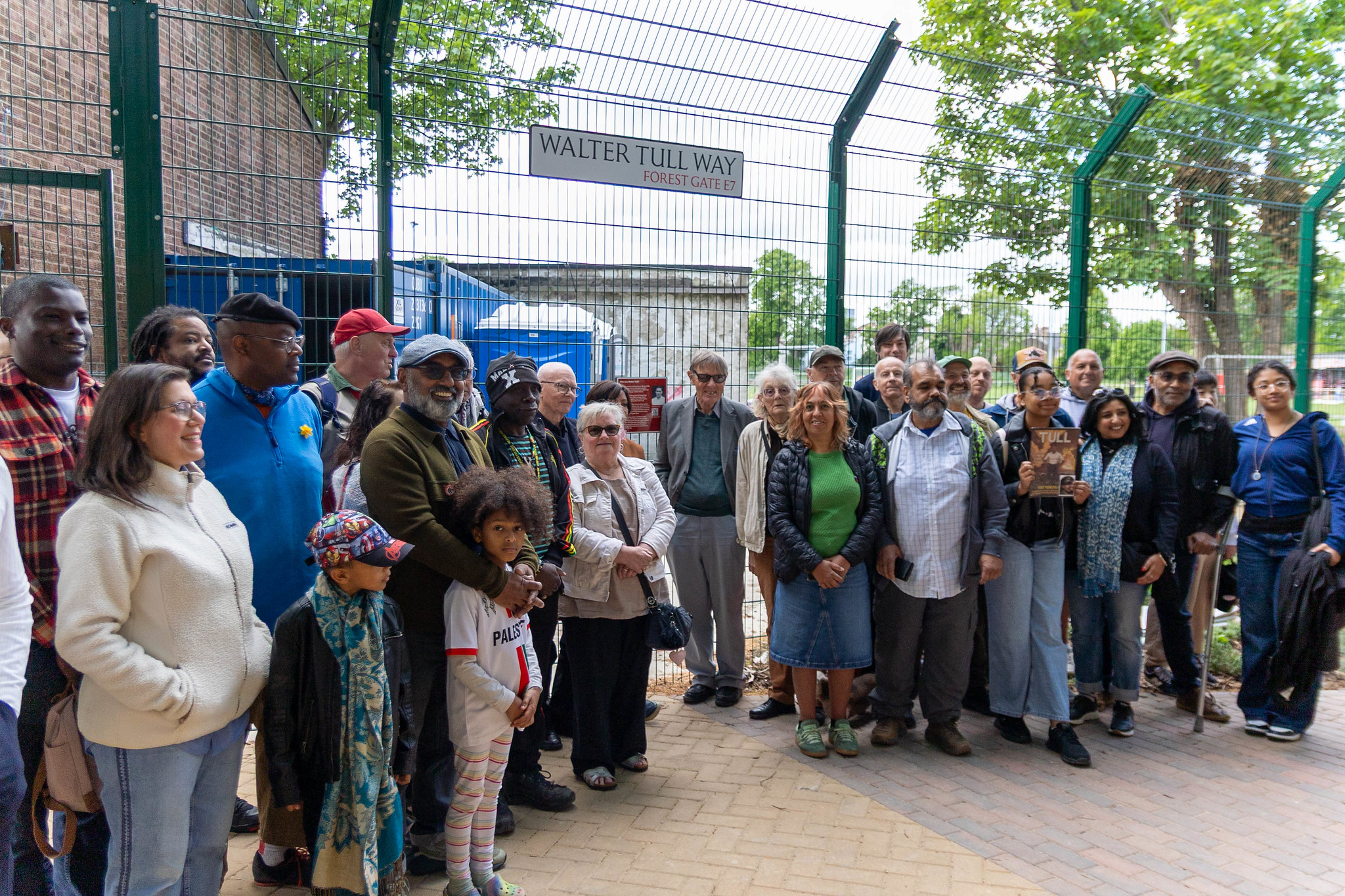 Walter Tull Way unveiled with new information plaque and road signs ...