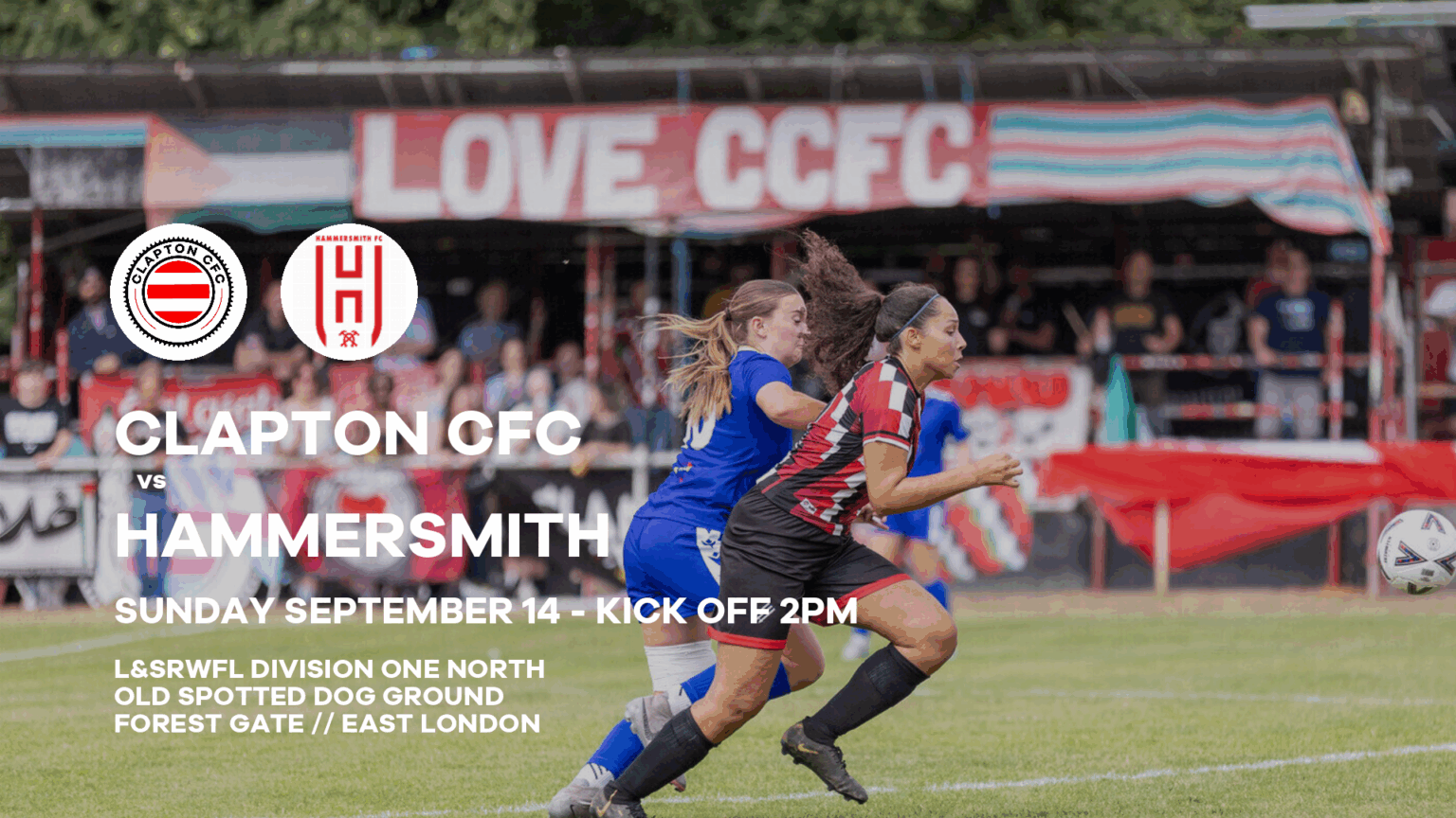 Match preview // Clapton CFC Women's First Team vs Hammersmith // 14.09.25 - Clapton Community FC