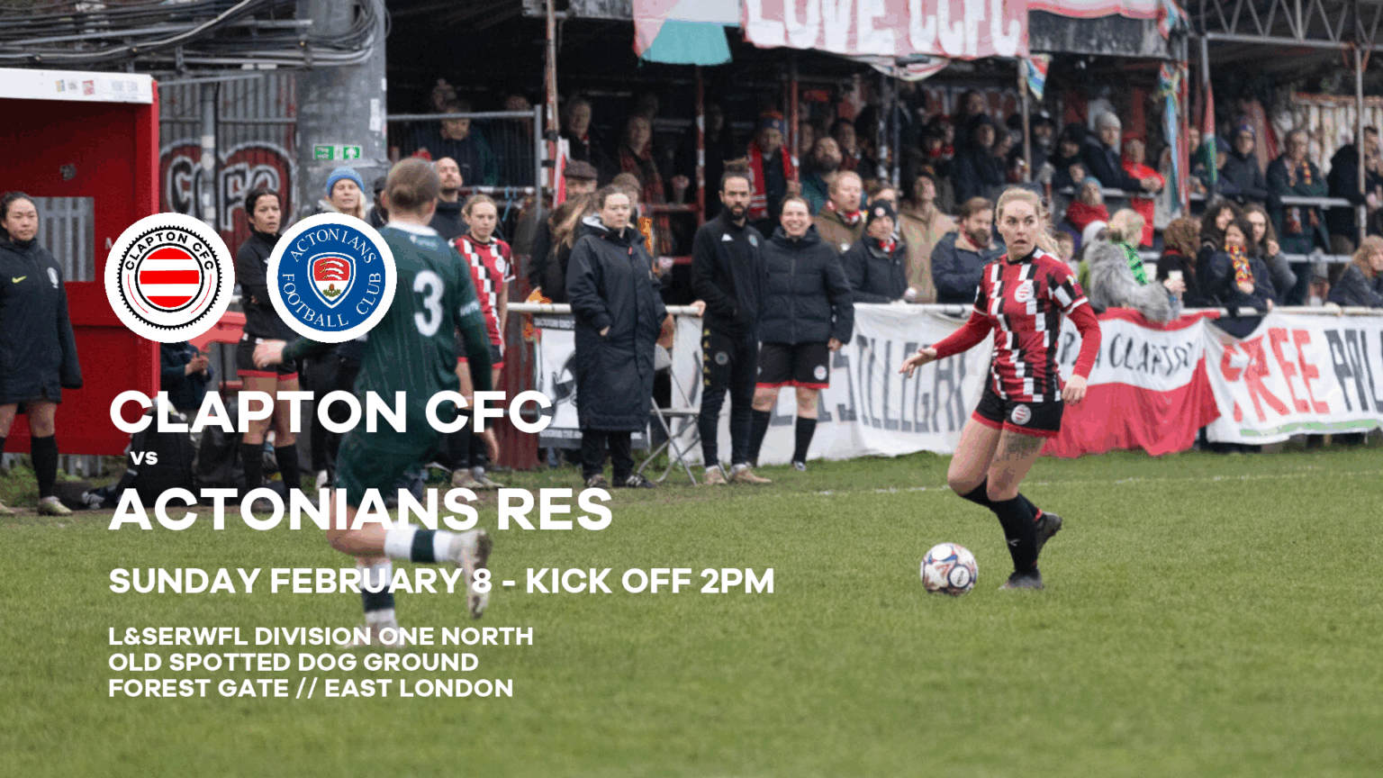 Match preview // Clapton CFC Women's First Team vs Actonians Res // 08. ...