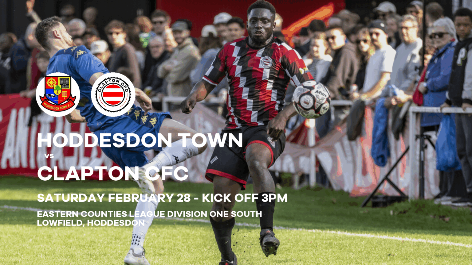 Match preview // Hoddesdon Town vs Clapton CFC Men's First Team // 28. ...